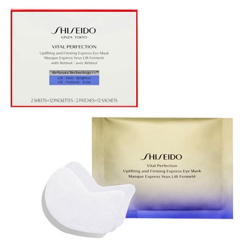 Shiseido Vital Perfection Uplifting & Firming Express Eye Mask 12 แผ่น ...