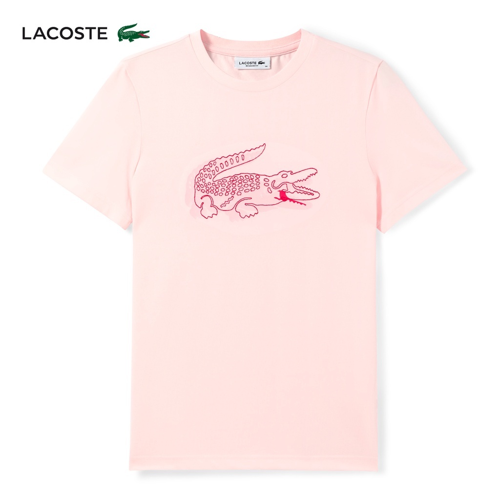 เสื้อยืดแฟชั่นสตรีผ้าฝ้ายแท้ของ LACOSTE _ Tf11799 Tf1179 | Shopee Thailand