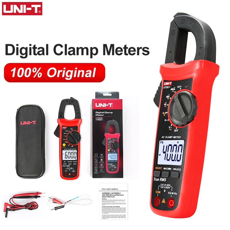 【Ready to ship】UNI-T UT201+ UT202+ UT203+ UT202A+ UT204+ แคล้มป์มิเตอร์ ...