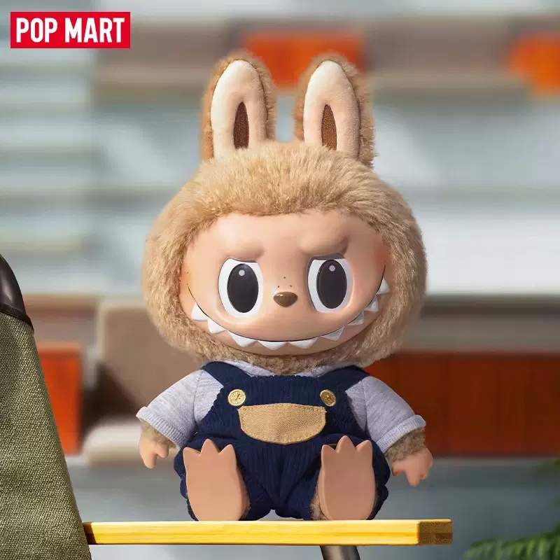 Popmart POPMART LABUBU Time to chhill-Vinyl Plush Doll LABUBU Hand ...