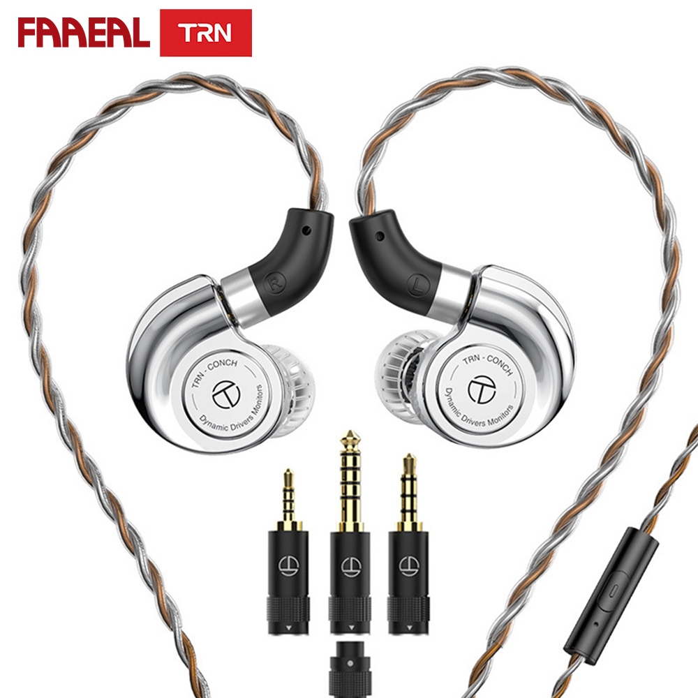 FAAEAL TRN In-ear Conch ชุดหูฟัง DLC เพชรไดอะแฟรมแบบไดนามิก HiFi ...