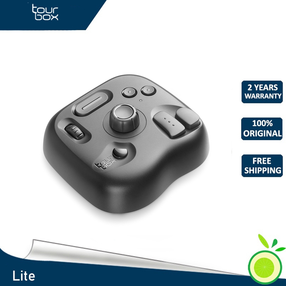 Tourbox Lite Youth Edition ที่จับออกแบบปุ่มกดแบบกําหนดเองน้ําหนักเบาหน้าจอดิจิตอลแท็บเล็ตวาดด้วย ...