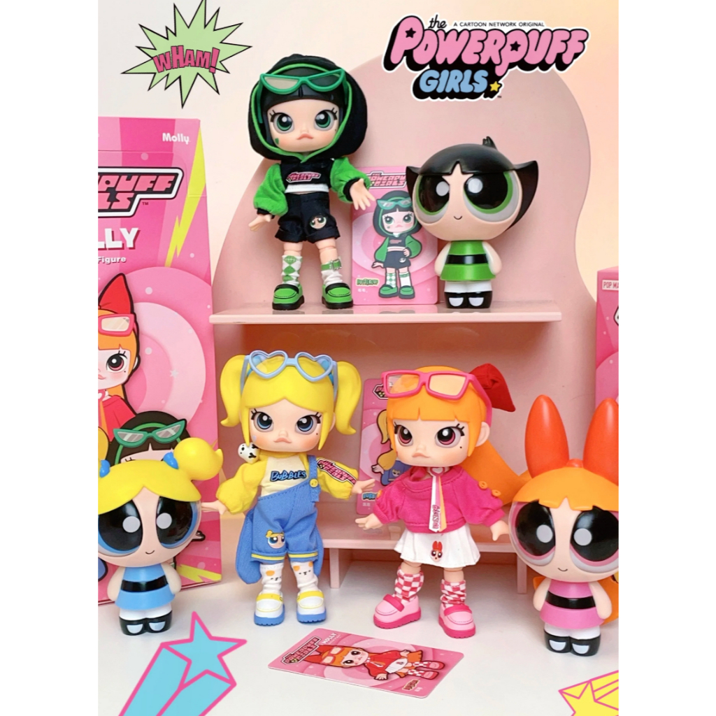 MOLLY & Powerpuff Girls Series ตุ๊กตาตกแต่งรูปการกระทํา BJD | Shopee ...