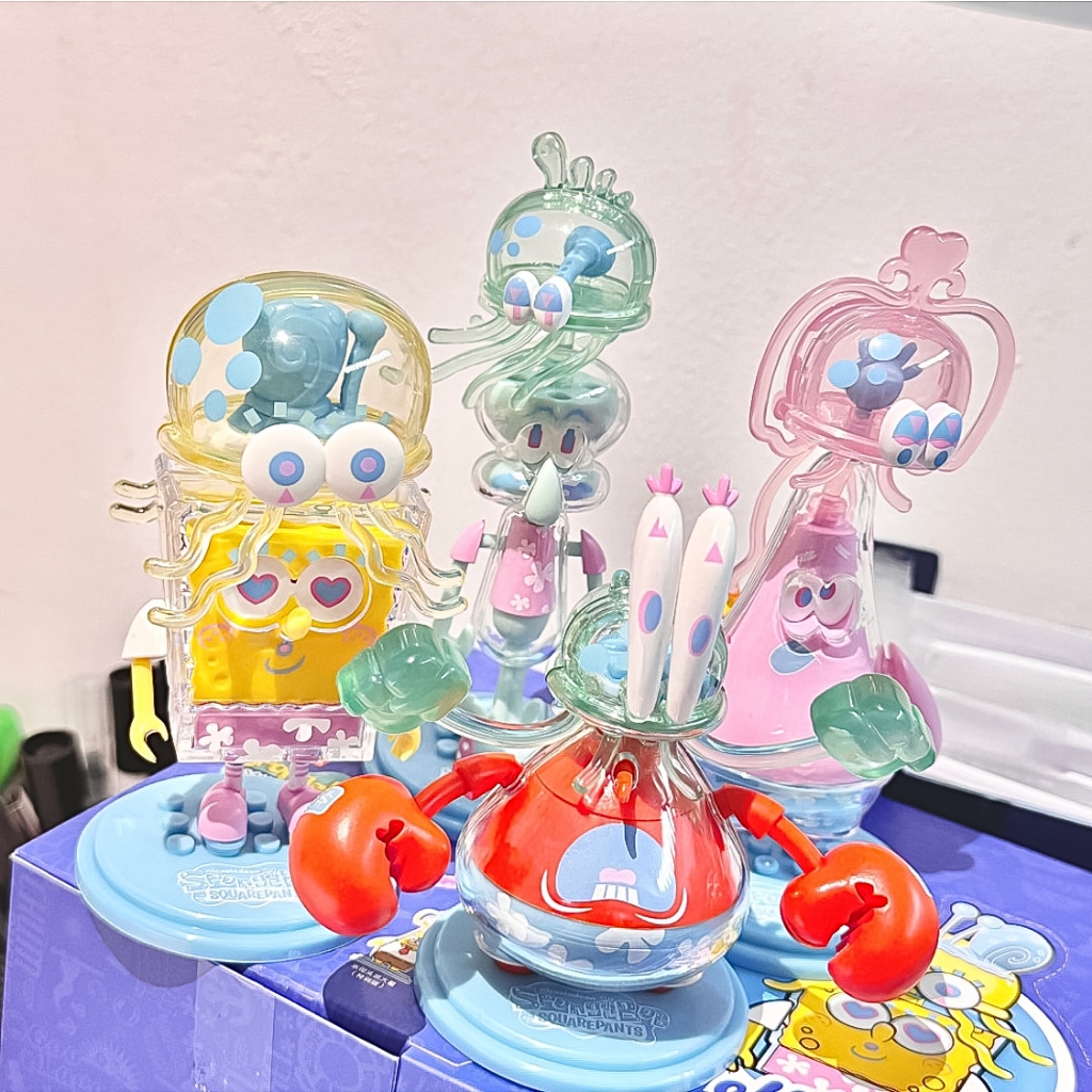 ของแท้ SpongeBob SquarePants Beating Jellyfish Series อินเทรนด์เล่น ...
