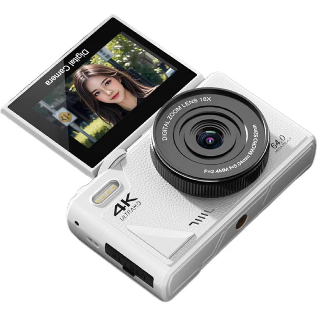 Ymx D1 กล้องดิจิตอล 4K สําหรับถ่ายภาพ, กล้อง Vlog 64MP พร้อมซูม 18 เท่า ...