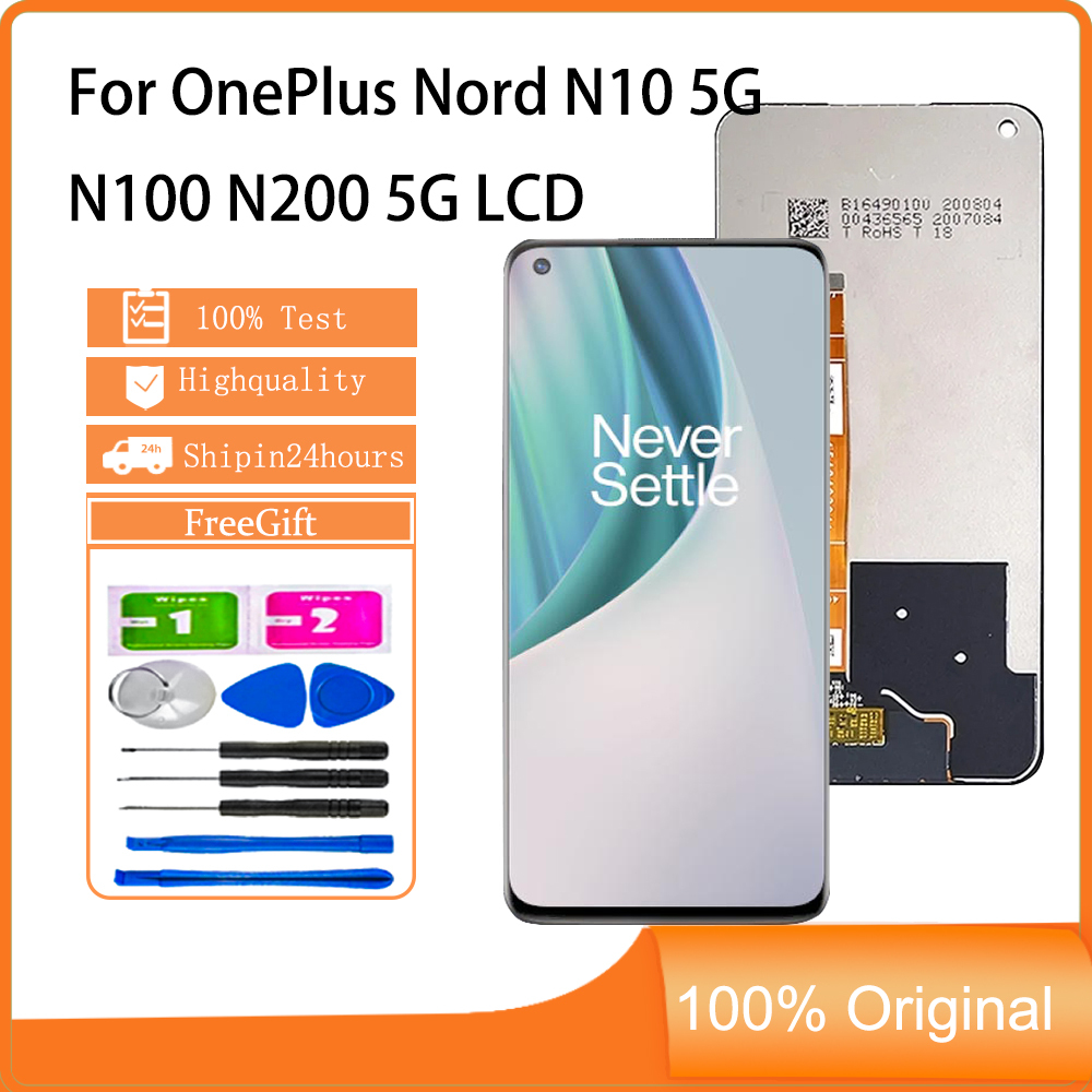 Original OnePlus Nord N10 5G N100 4G N200 5G N30 5G N20 SE จอแสดงผล LCD หน้าจอสัมผัสเปลี่ยน ...