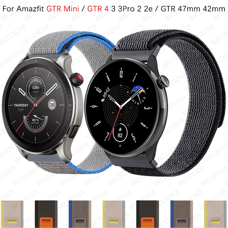 Trail loop Band สําหรับ Huami Amazfit GTR Mini / GTR 4 / 3 / 3 Pro / 2 ...
