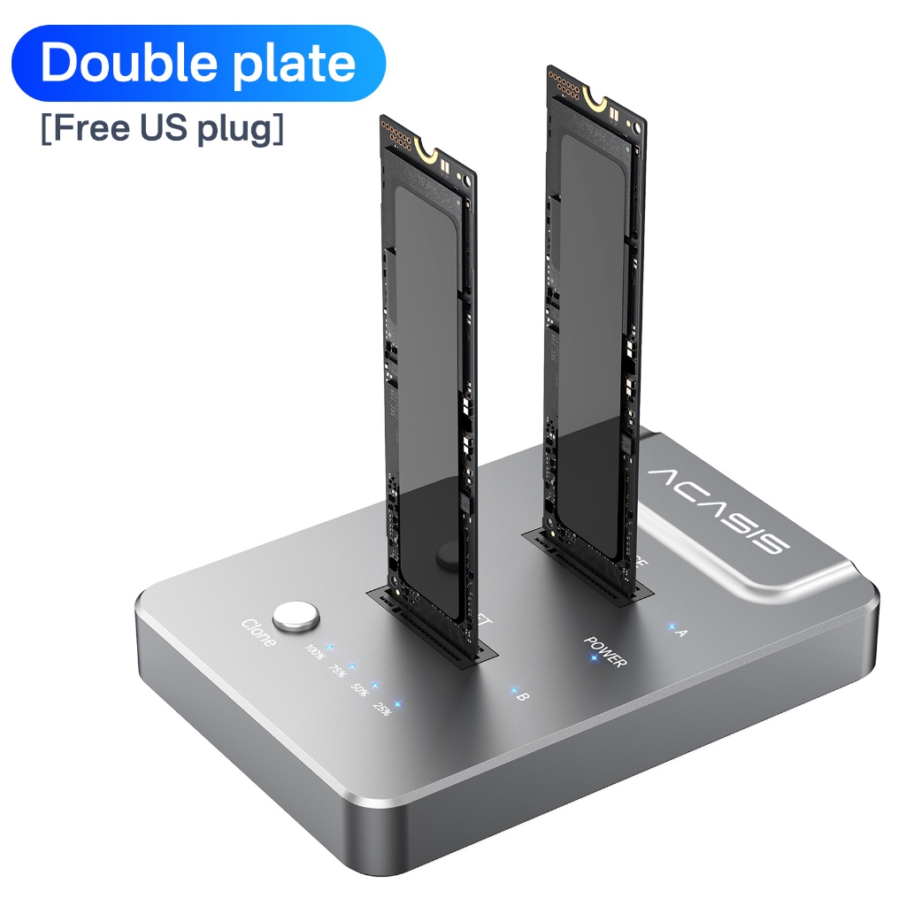 Acasis typec USB 10Gpbs ถึง NVME Dual-Bay NVME Docking Station สําหรับ ...