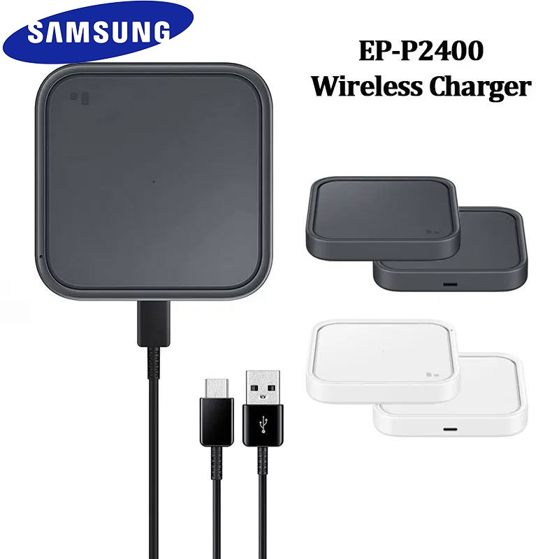 Samsung Wireless Charger 15w QI Charge Pad สําหรับ Galaxy S10 S8 S9 S20 S21 S22 S23 S24 หมายเหตุ ...
