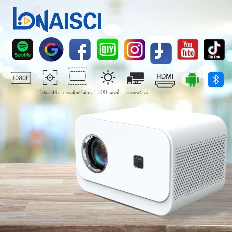 Mini Projector Murah Projektor สําหรับโทรศัพท์ HDMI Bluetooth ...