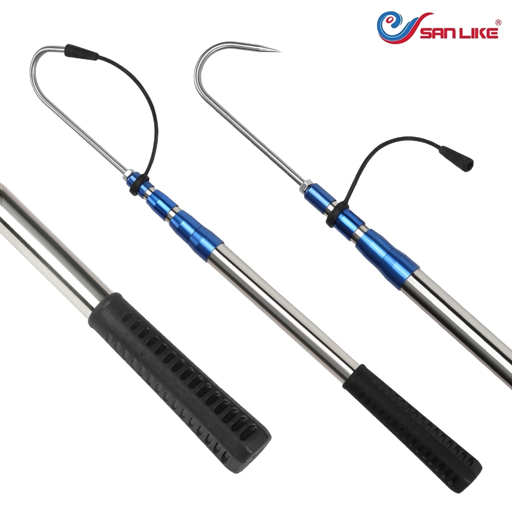 Sanlike Telescopic Fishing Gaffi พร้อม Super Sharp Spear Hook น้ําหนัก ...