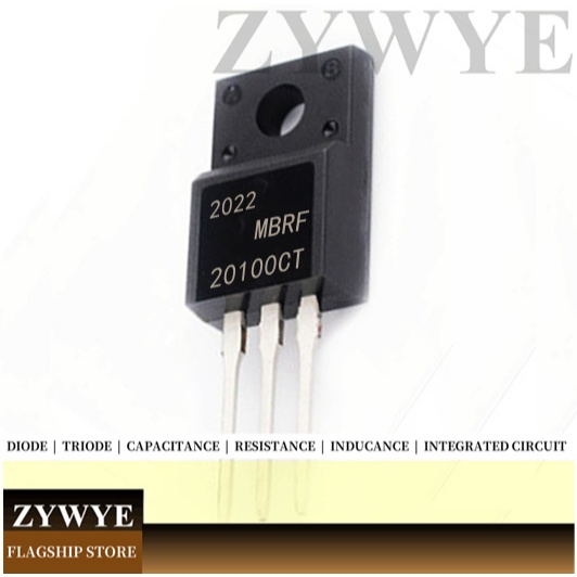 10 ชิ้น MBR20100CT B20100G MBRF20100CT Shoteki 20A100V In-Line TO-220F ...