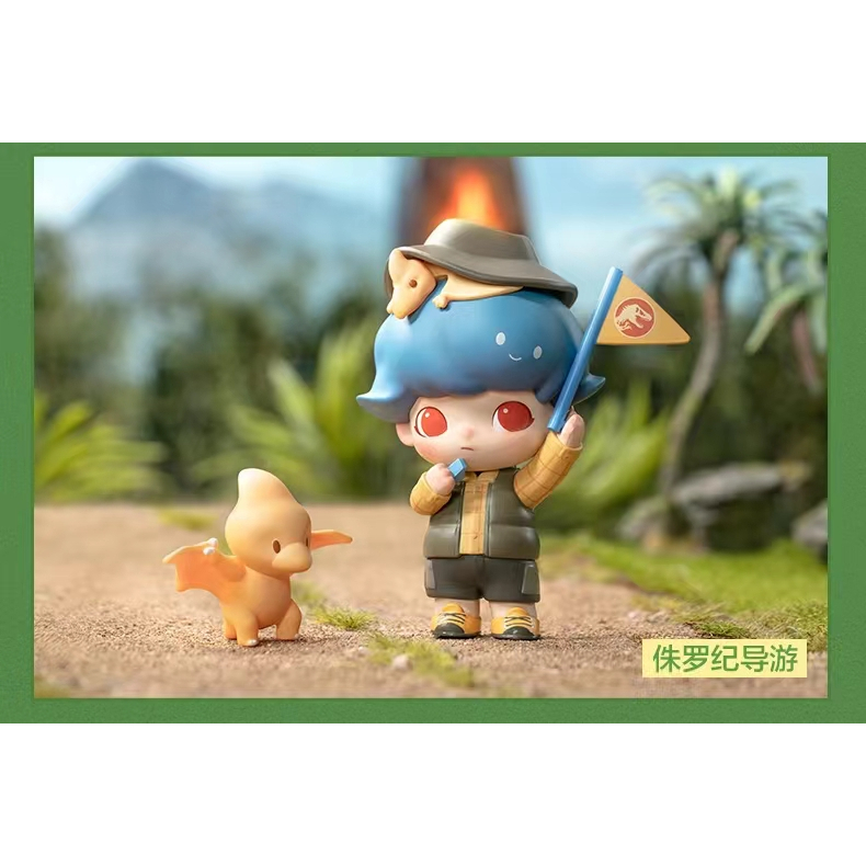 Popmart Bubble Mart DIMOO Jurassic World series ของเล่นกล่องตาบอดแบบใช้ ...