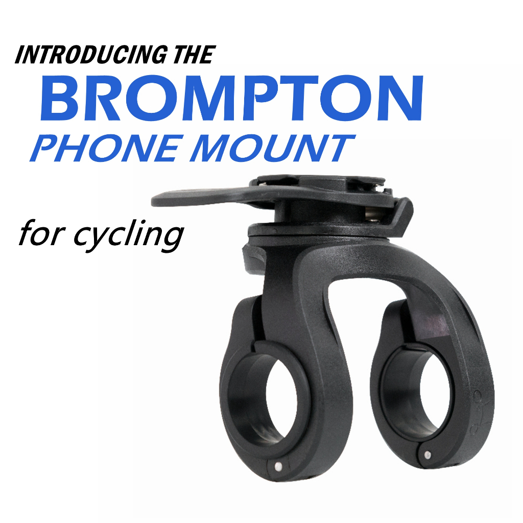 BROMPTON PHONE MOUNT 25.4 มม.ที่วางโทรศัพท์สําหรับ Brompton จักรยานพับ ...