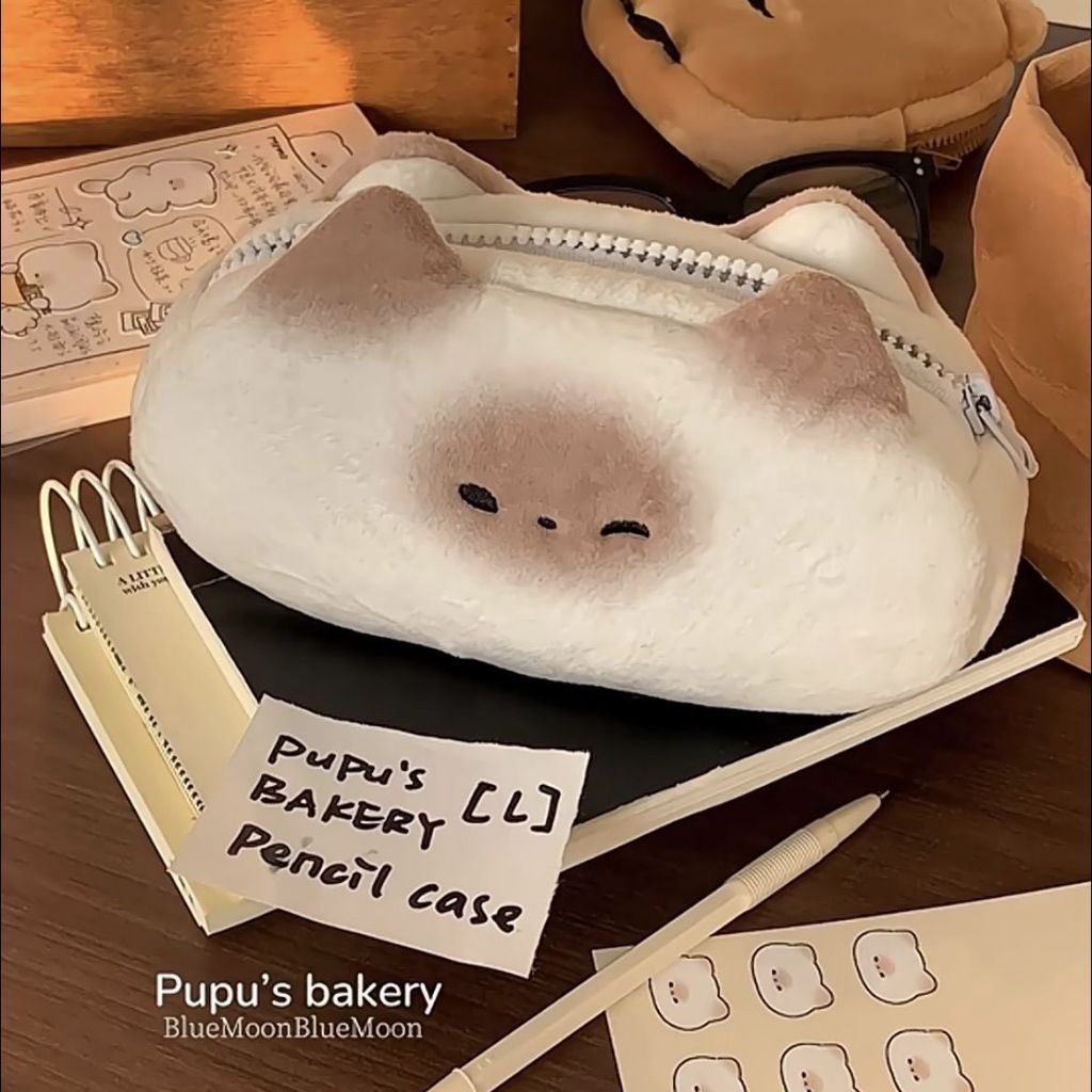 French Toast Cat กระเป๋าดินสอน่ารักกล่องดินสอ Creative ความจุขนาดใหญ่ ...
