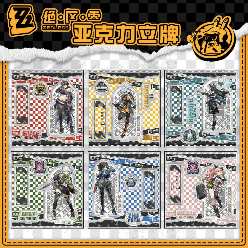 Zenless Zone Zero stand Ellen Nicole Hoshimi การ์ดยืนอะคริลิค 3 in1 ...