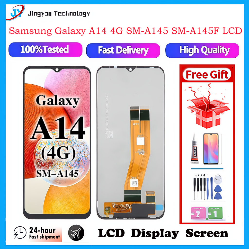 สําหรับ Samsung Galaxy A14 4G SM-A145 SM-A145F SM-A145P จอแสดงผล LCD ...