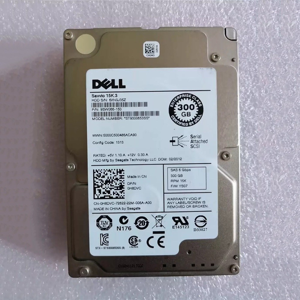 ฮาร์ดดิสก์เซิร์ฟเวอร์ DELL 0T6TWN 09XNF6 09W5WV 0WXPCX 0H8DVC 04HGTJ 2. ...