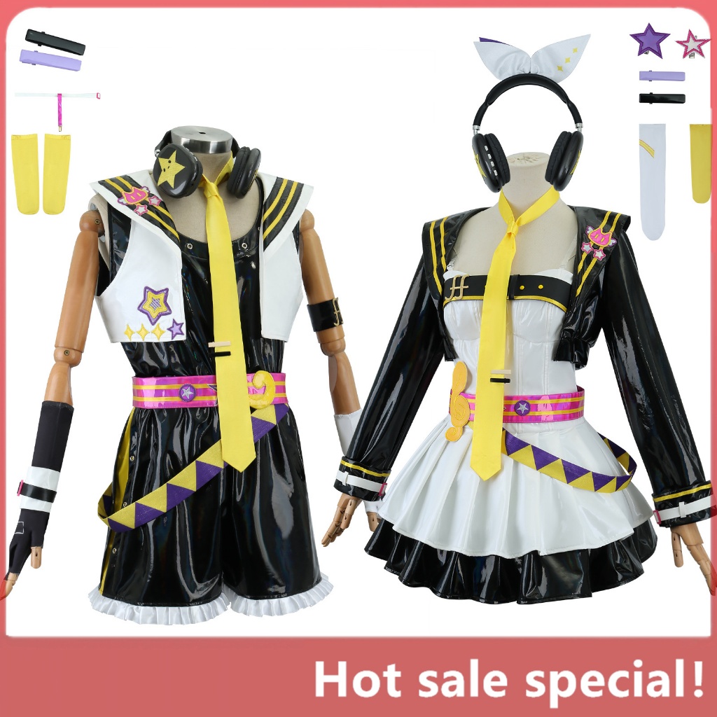 Muse Dash Linkage Kagamine Rin/Len cosplay Kagamine Rin Kagamine Len คอ ...