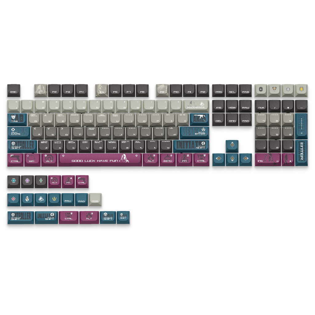 Xvx Team Liquid VALORANT Gradient Pioneer Low Profile ปุ่มกดพิมพ์ลาย ...