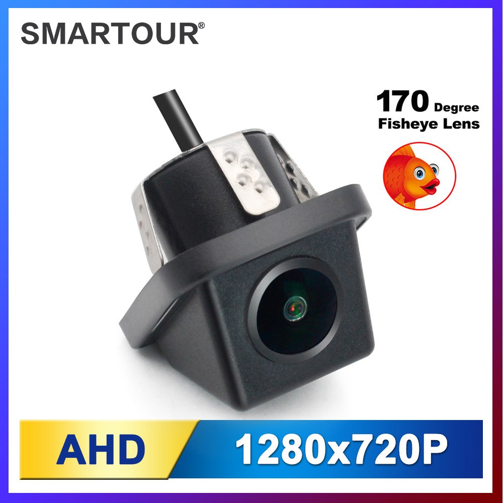 Smartour HD 720P CVBS 170 องศา CCD Fisheye เลนส์ Starlight Night Vision รถด้านหน้า/ด้านหลังดู ...