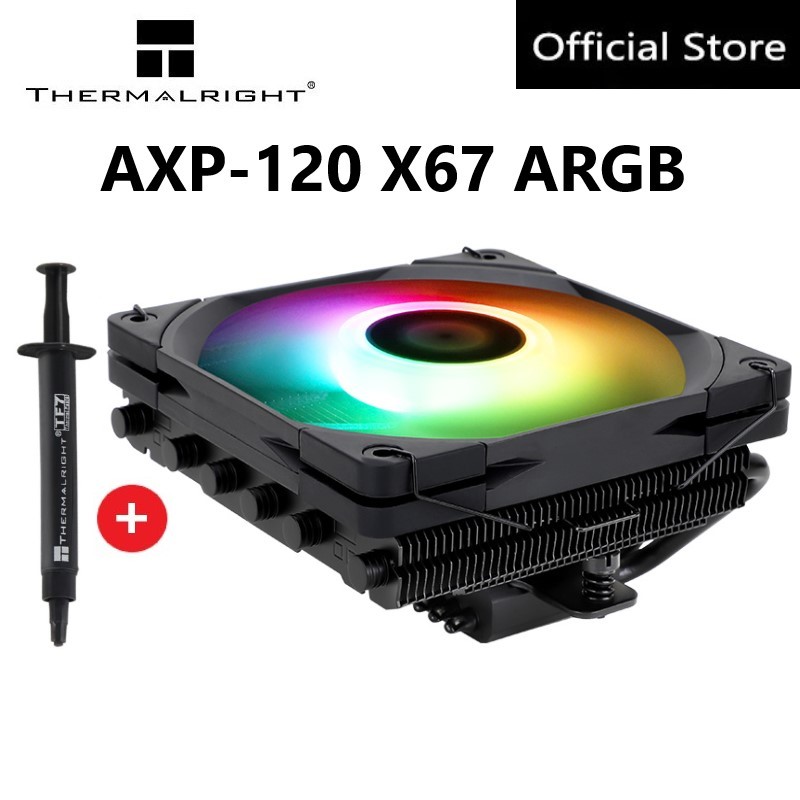 Thermalright AXP120-X67 ARGB CPU Cooler 6 Heat Pipes Low Profile Air ...