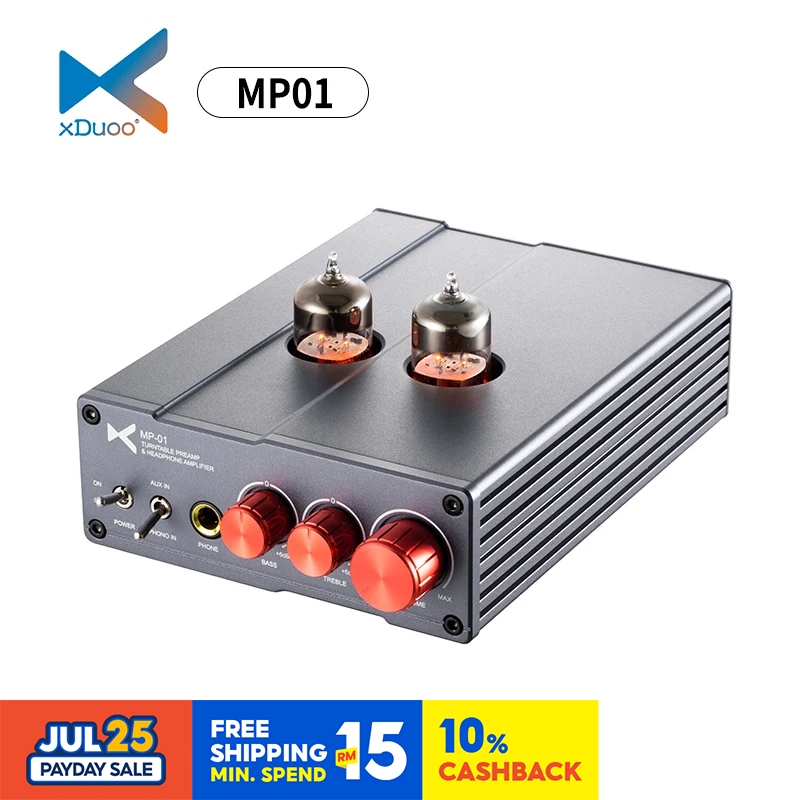 ⭐⭐⭐Xduoo MP01 Tube Phono Preamp & เครื่องขยายเสียงหูฟัง MP-01 | Shopee Thailand