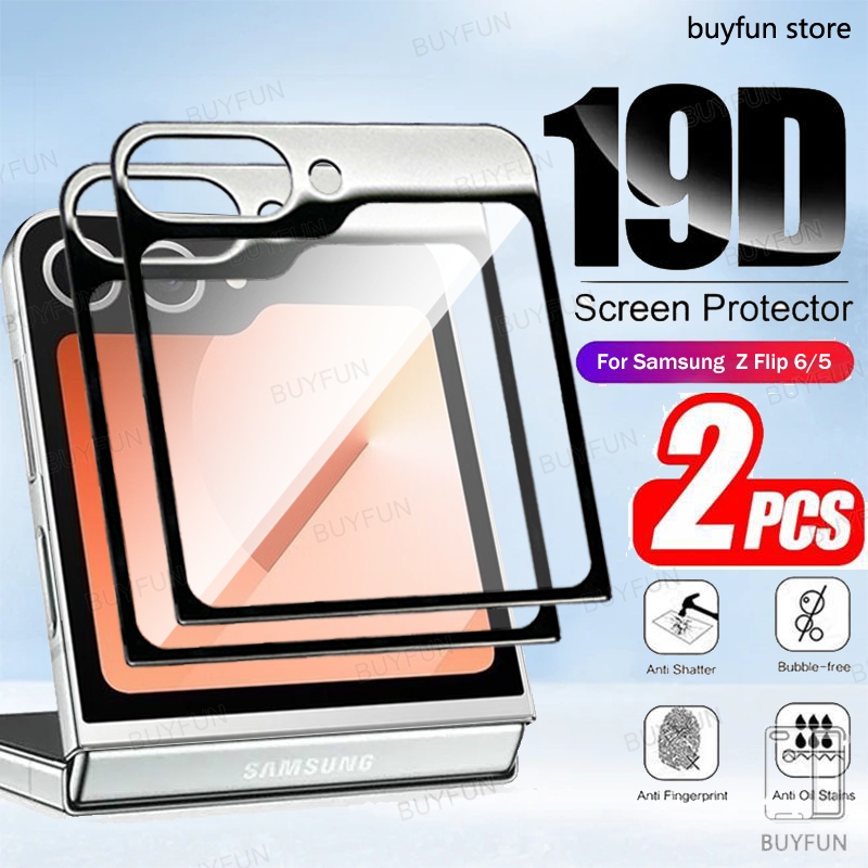2 ชิ้นสําหรับ Samsung Galaxy Z Flip 6 5 zflip6 flip6 flip5 5G ตัว ...