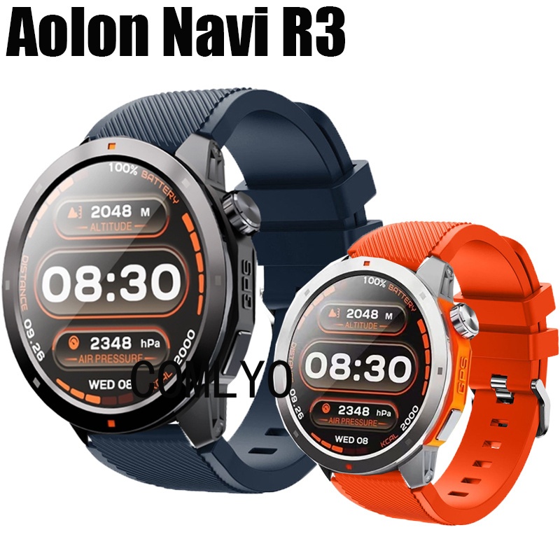 สําหรับ Aolon Navi R3 สายนาฬิกาอัจฉริยะซิลิโคนแถบกีฬานุ่มผู้หญิงผู้ชาย ...