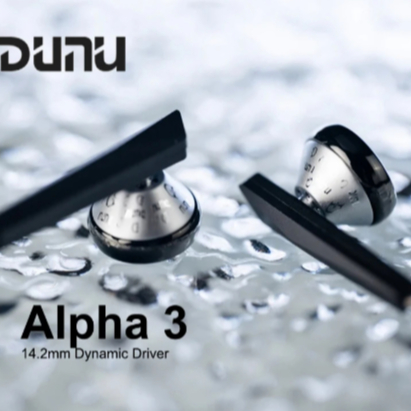 Dunu Alpha3 / Alpha 3 Flagship Flathead หูฟัง 14.2 มม.แบบไดนามิกชนิดใส่ในหูหูฟัง Flat-head HiFi ...