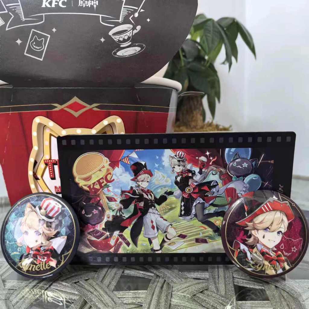 [ของแท้อย่างเป็นทางการในสต็อก] Kfc * Genshin impact 2024 Lyney Lynette ...