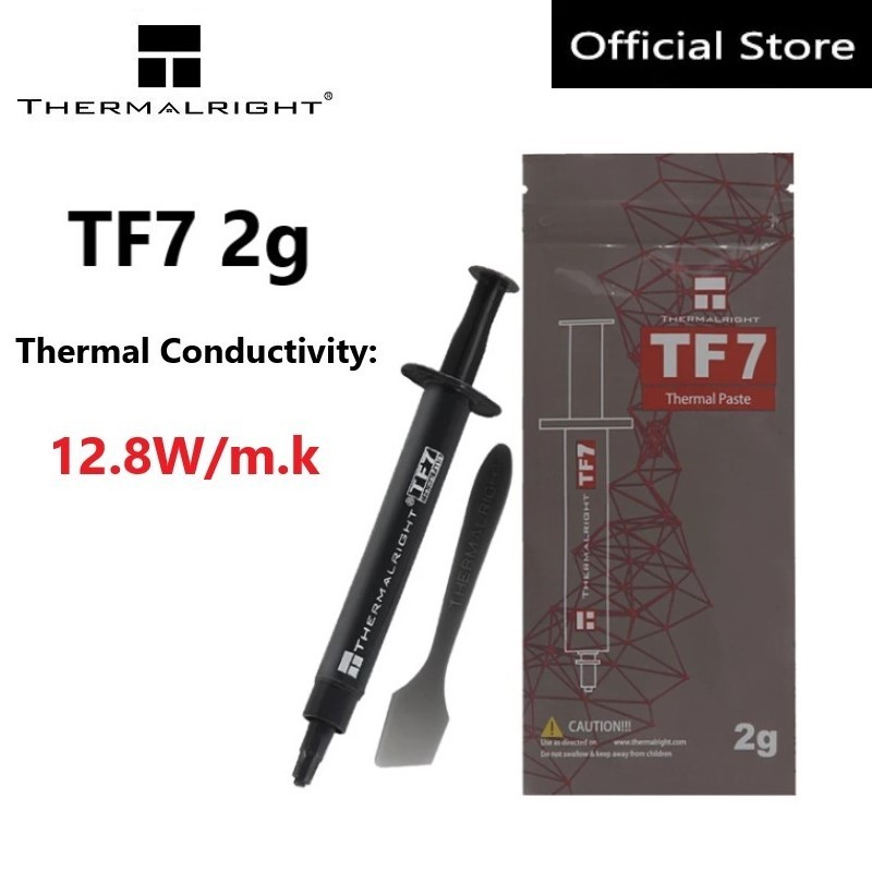 Thermalright TF7 2g การนําไฟฟ้าความร้อนเป็น 12.8 W/mk Thermal Paste Compound สําหรับคูลเลอร์ ...