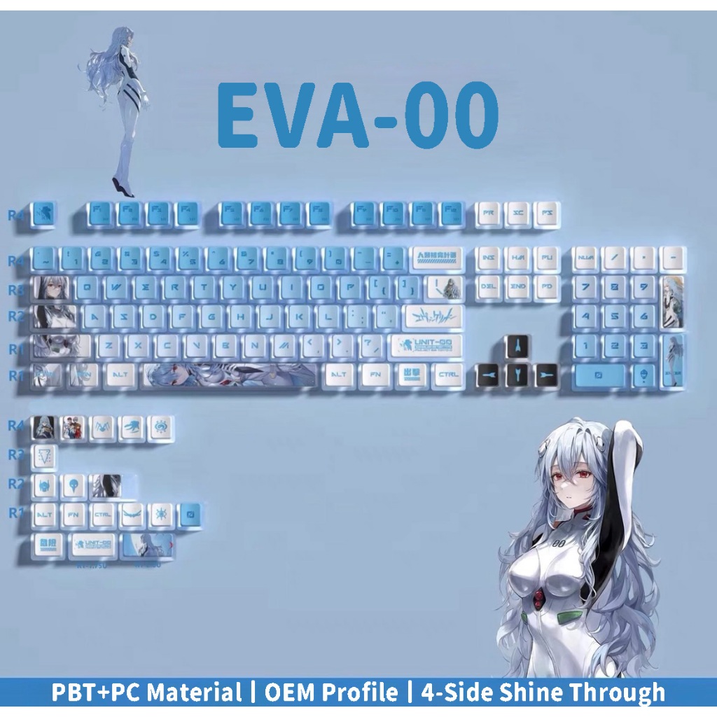 Csgo-eva พุดดิ้ง Keycaps PBT Dye-sub OEM Profile Keycap Custom Keycaps ใช้งานร่วมกับ Cherry ...