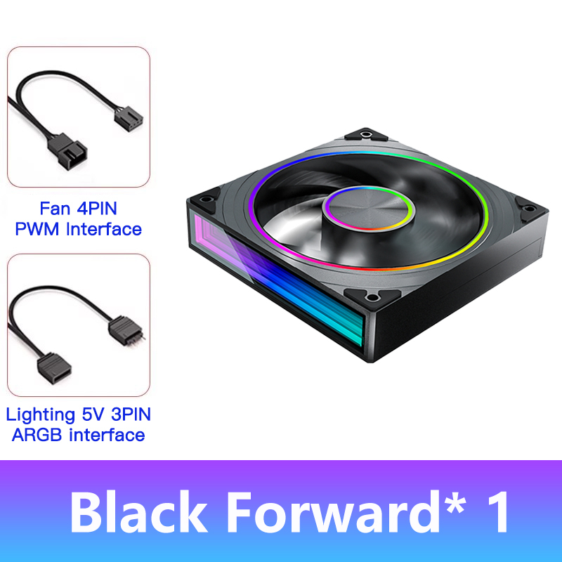 Jungle Leopard Transwarp CPU พัดลม ARGB 120 มม.5V 3PIN แหวนรูรับแสง ARGB Infinity กระจกเมนบอร์ด ...