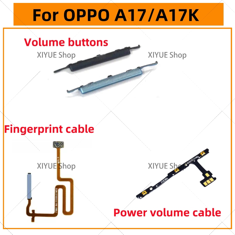 สําหรับ OPPO A17 A17K ปริมาณไฟด้านข้างปุ่ม Flex Cable On Off Switch ...