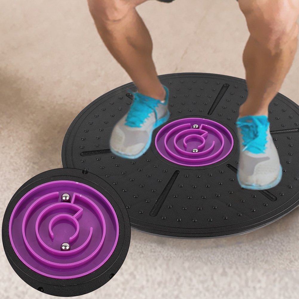Sporting เขาวงกตสีม่วง Wobble Balance Board โยคะการฝึกอบรมการ ...