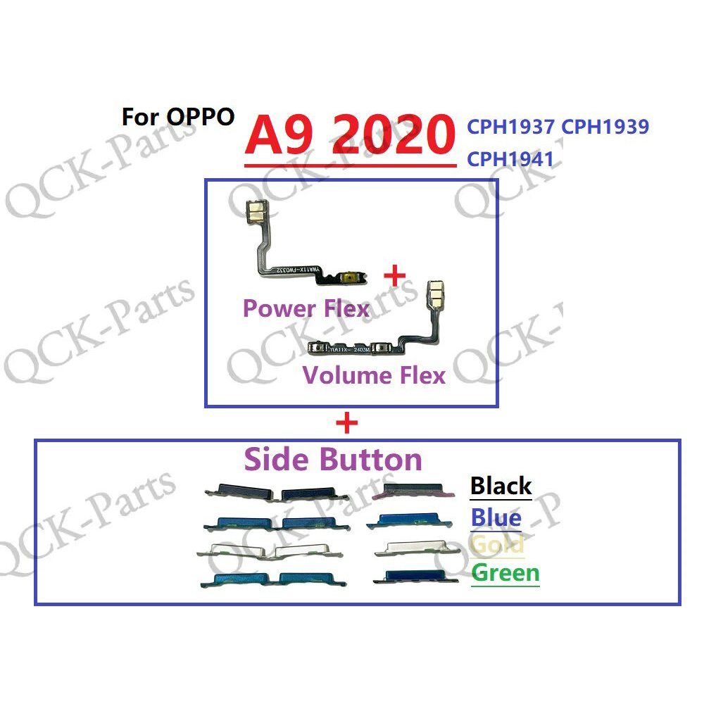 สําหรับ OPPO A9 2020 CPH1937 CPH1939 CPH1941 เปิดปิด Mute Switch ...