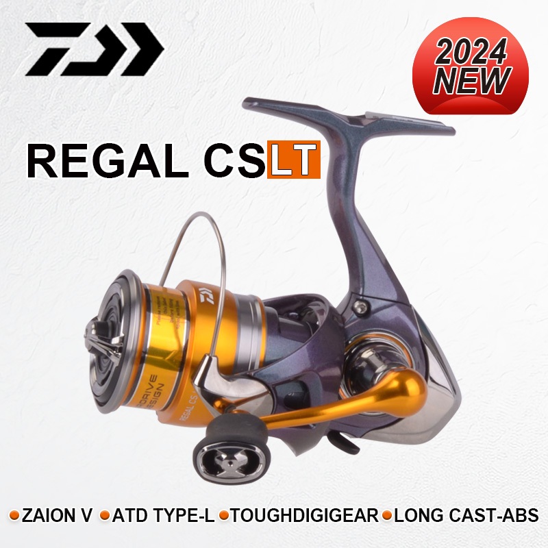 ใหม่ DAIWA 2024 REGAL CS LT SPINNING REEL แกนโลหะตื้น/ลึก 10BB อัตราทด ...
