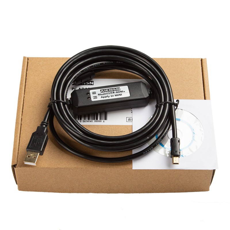 ใช้ได้กับ Mitsubishi Q series PLC การเขียนโปรแกรมสาย USB-Q06UDEH/Q03UDE ...