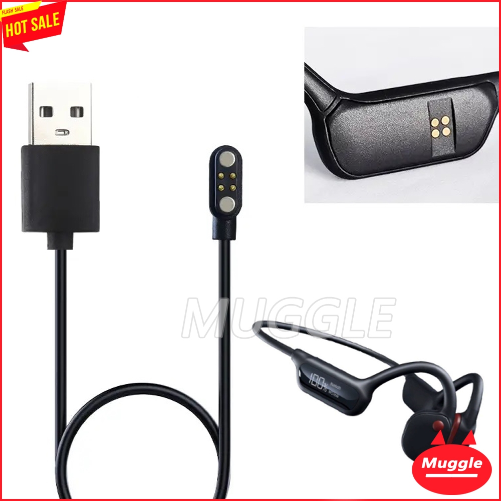 Bone Conduction Kawa DGX10 ว่ายน้ําสายชาร์จ USB power charger DGX10 หู ...