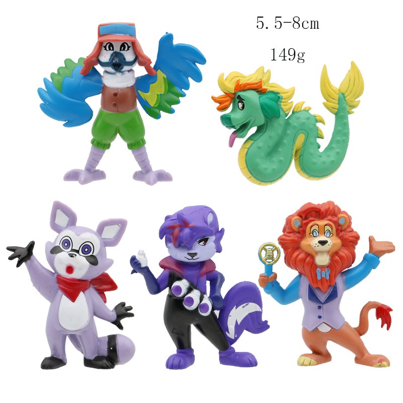 5 ชิ้น/เซ็ต Indigo Park Rambley Action Figure ของเล่นสยองขวัญเกม ...
