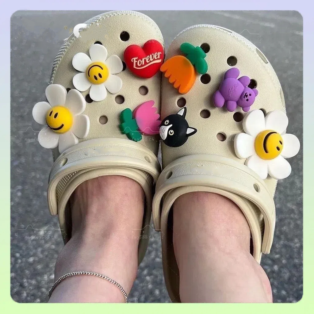 jibbitz crocs crocs jibbitz 3D Silicone Charm jibbitz crocs เกาหลี ...