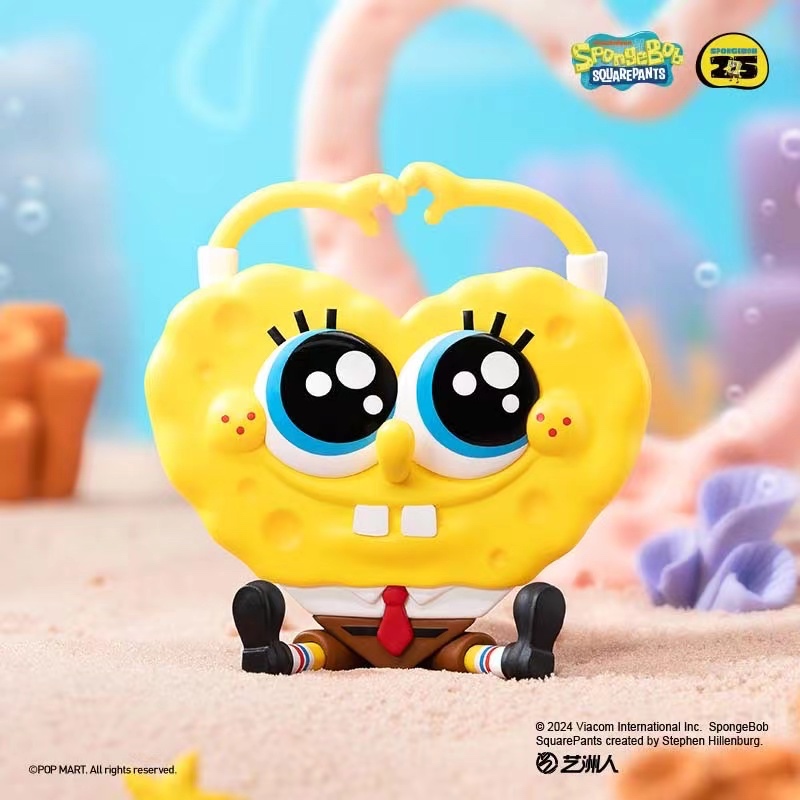 [ยืนยัน] Popmart POPMART SpongeBob SquarePants Funny Series ของขวัญของ ...