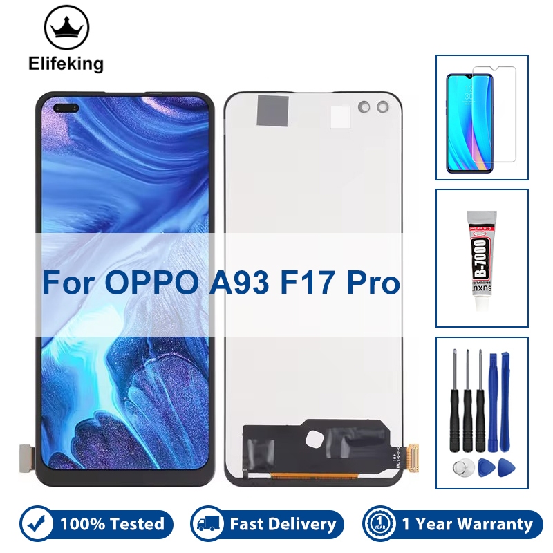 Lcd สําหรับ OPPO F17 Pro A93 CPH2119 CPH2121 CPH2123 จอแสดงผล Touch ...