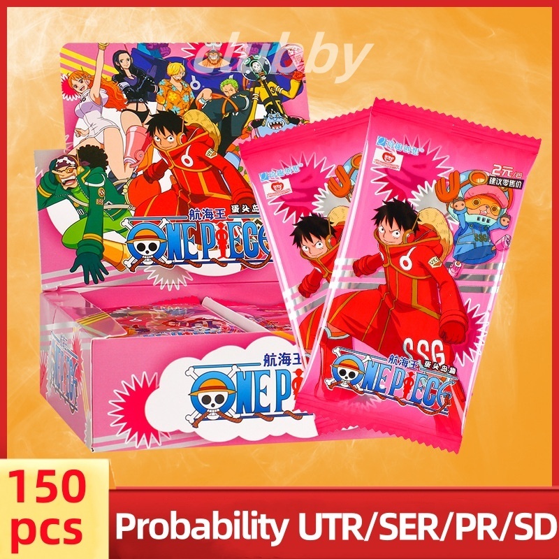 150 การ์ด One Piece Luffy Zoro Rare UTR/SER/SSR/PR/SD Wanted คอลเลกชัน ...