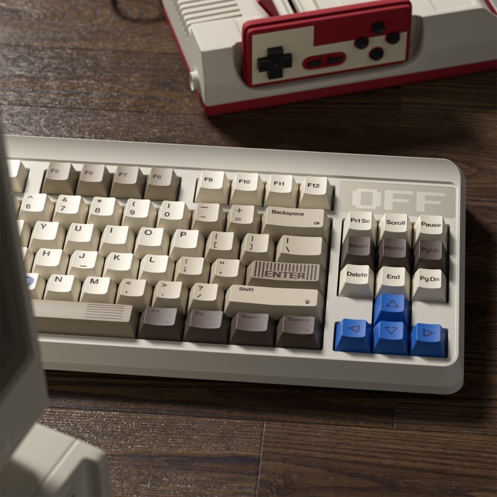 Return to 1989 Retro Keycaps, 138 คีย์ Cherry Profile Dye-Sub Custom ...