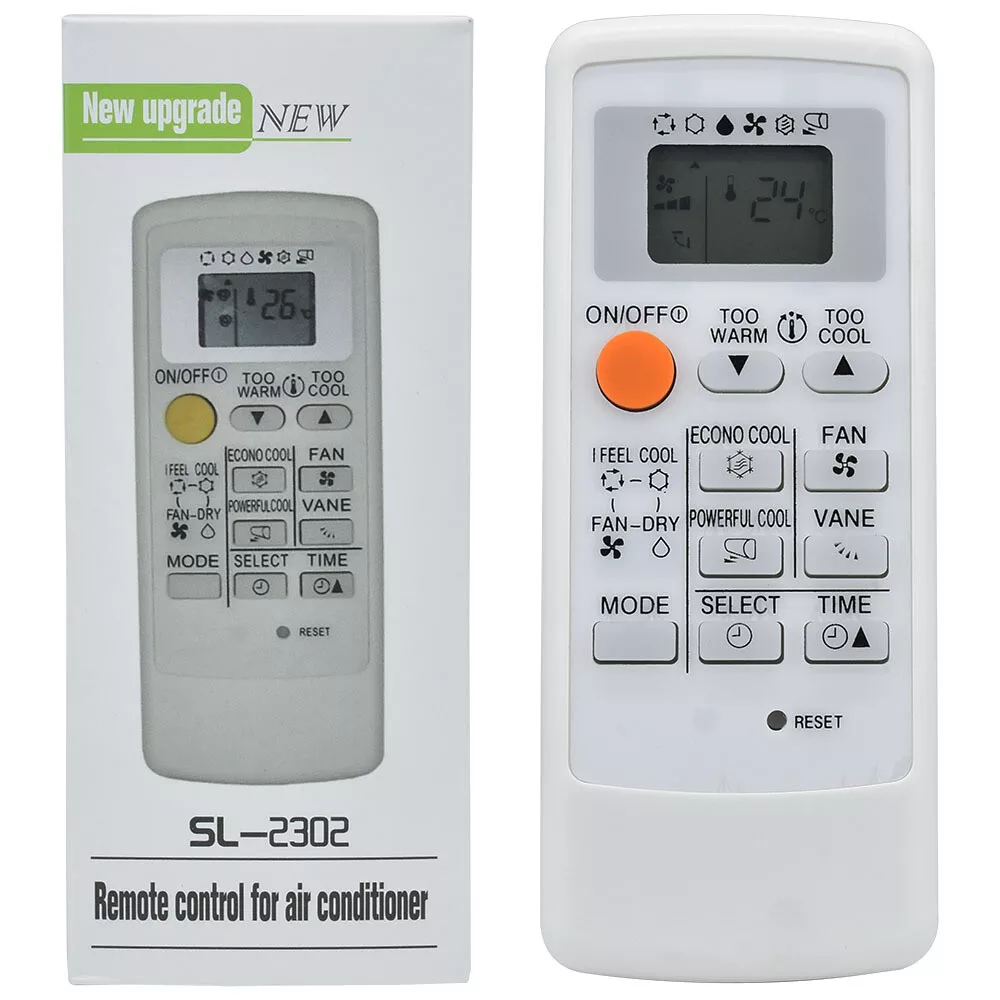 (พร้อมส่ง) รีโมตควบคุมเครื่องปรับอากาศไฟฟ้า หน้าจอสีเงิน สําหรับ ...