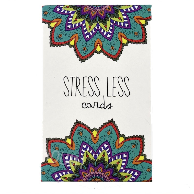 Stress Less Cards การ์ดคลายความเครียดเวอร์ชั่นภาษาอังกฤษ 50 แผ่น ...
