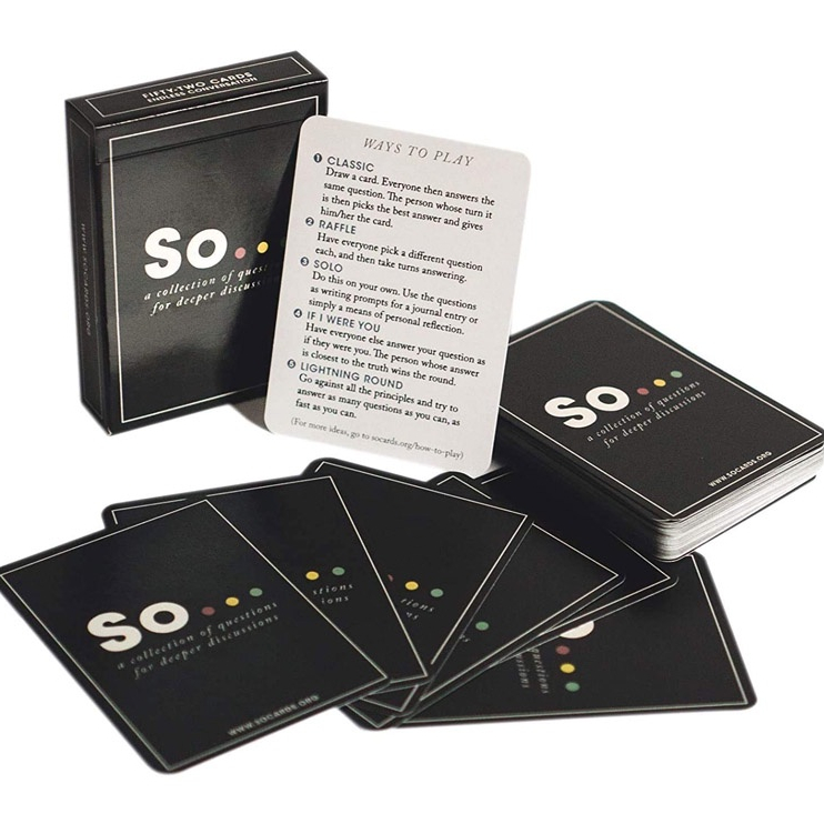 การ์ดเกม So Cards Game (Volume Two) Deep Conversation Starters Party ...