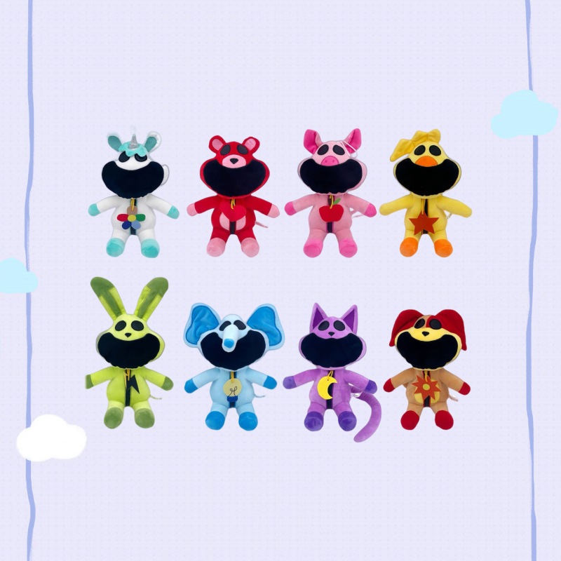 สไตล์ใหม่สยองขวัญยิ้มสัตว์ตุ๊กตา Bobby 3 Series ของเล่นตุ๊กตายิ้ม cri ...